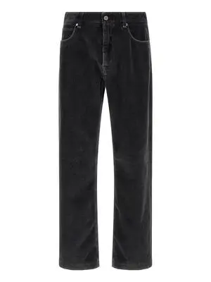 Fendi Velvet Trousers - Gray