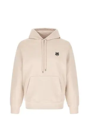 Maison Kitsuné MAISON KITSUNE Fox Head Hoodie Beige