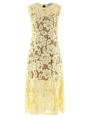 SELF-PORTRAIT SELF PORTRAIT Crochet Lace Midi Dress