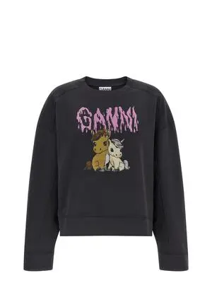 GANNI GANNI Isoli Sweatshirt Black
