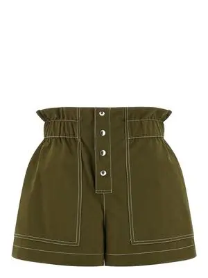 Marni Gabardine Shorts - Green