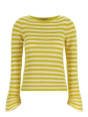 Twin-set Striped Sweater - Yellow