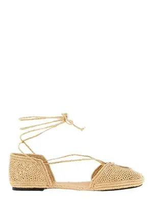 ODISSI ODISSI Lima Raffia Ballet Flats