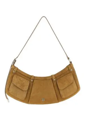 Pinko PINKO Pocket Body Large Shoulder Bag Beige