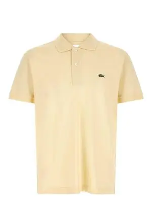 Lacoste Logo Patch Polo Shirt - Yellow