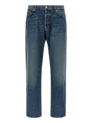DEPARTMENT 5 Stone-washed Denim Jeans - Blue