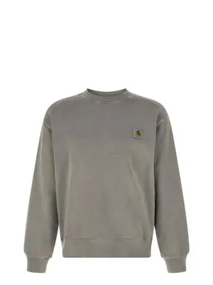 Carhartt Work In Progress Nelson Cotton Sweatshirt - Gray