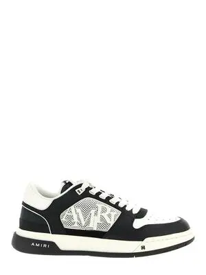 Amiri Ma Quad Debossed Classic Low Sneakers - White/black