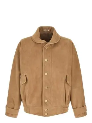 AURALEE AURALEE Full Grain Leather Blouson
