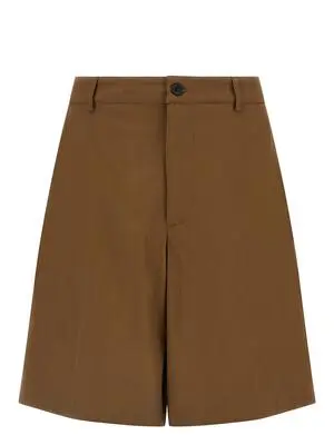 DEPARTMENT 5 Cotton Bermuda Shorts - Brown