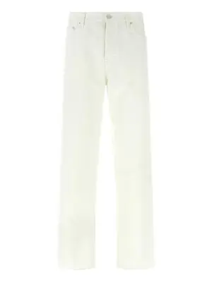 Gucci Morsetto Cotton Canvas Jeans - White