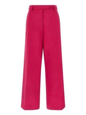 DRIES VAN NOTEN DRIES VAN NOTEN Penn Silk-Effect Cotton Blend Trousers
