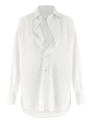 MAISON MARGIELA Cotton Poplin Shirt - White