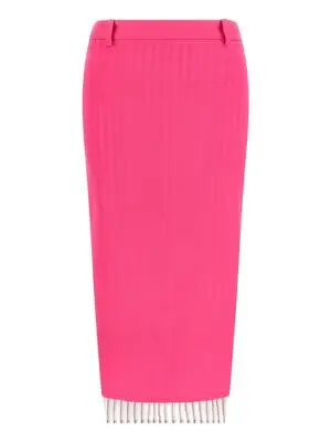 Attico Double Layer Skirt Fuchsia