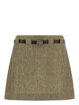 FERRAGAMO Gancini Belt Skirt - Multi