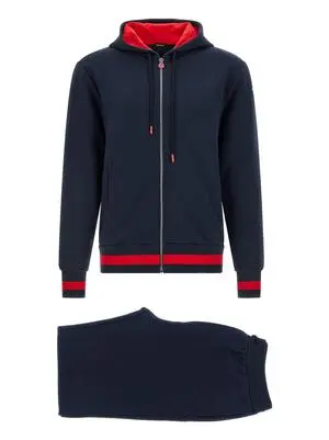 Kiton Cotton Tracksuit - Blue