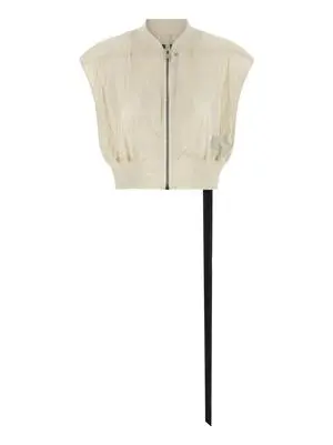 Rick Owens Tatlin Bomber Vest - Beige