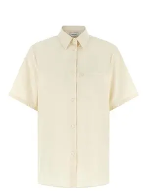 FERRAGAMO FERRAGAMO Gancini Shirt Beige