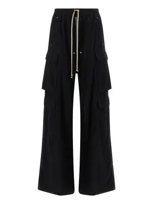 Rick Owens Double Cargo Jumbo Bela Trousers - Black