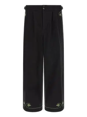 BODE BODE Lucky Draw Cotton Twill Pants