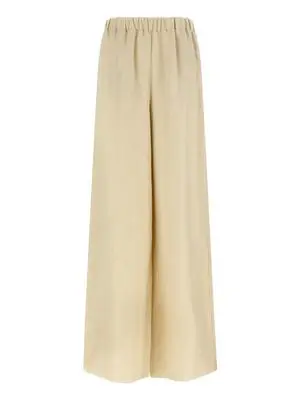 MAX MARA MAX MARA MxmOro Linen And Silk Twill Trousers