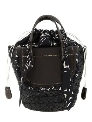 CUBA LAB Habanera Silk Handbag - Black