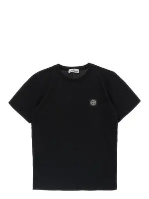 Stone Island Compass' Logo T-shirt - Black