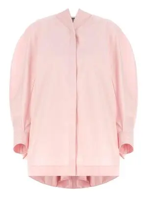 Jacquemus La Chemise Pittore Cotton Poplin Shirt - Pink