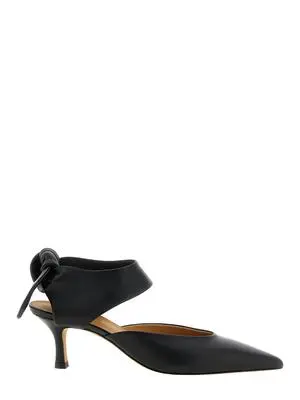 ODISSI Jodie Nappa Leather Pumps - Black
