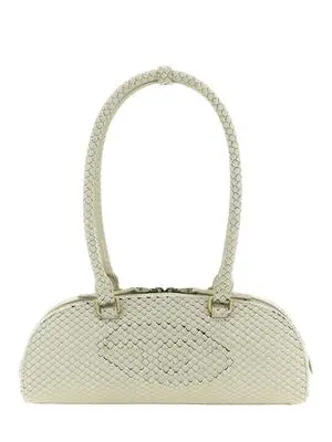 DIESEL® DIESEL 1DR Dome Shoulder Bag Beige