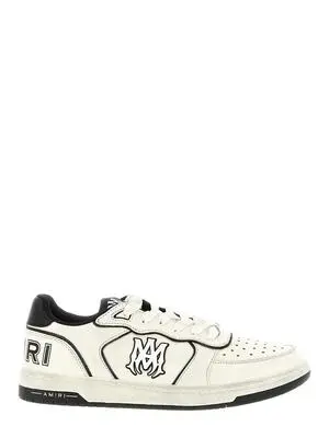 Amiri Newport Leather Sneakers - White/black