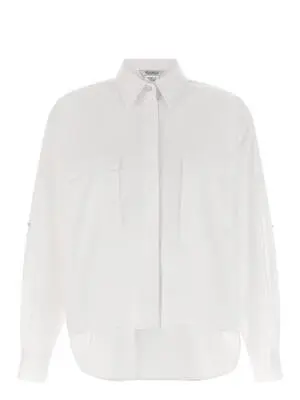 Max Mara MAX MARA Cotton Poplin Shirt White