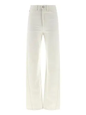 LEMAIRE Twisted Denim Pants - White