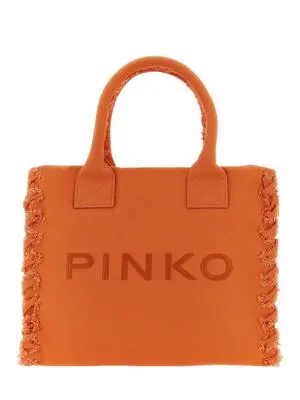 Pinko PINKO Beach Shopping Bag Orange