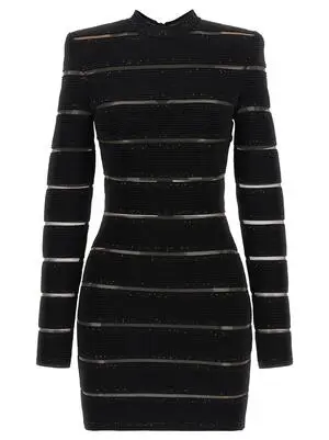 BALMAIN BALMAIN Stretch Viscose Mini Dress