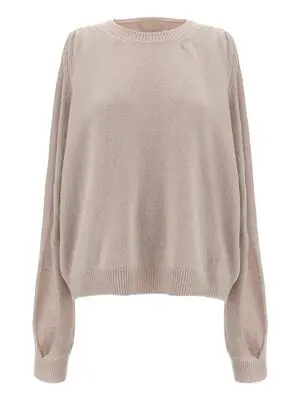 RAMAEL Dorsal Wool Crewneck Sweater - Gray