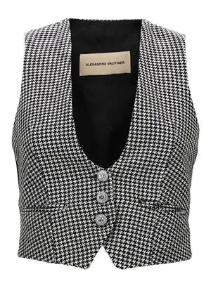 ALEXANDRE VAUTHIER Houndstooth Waistcoat