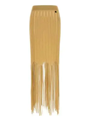 BALMAIN BALMAIN Fringed Midi Skirt