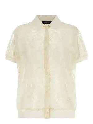 FABIANA FILIPPI Organza Lace Cardigan