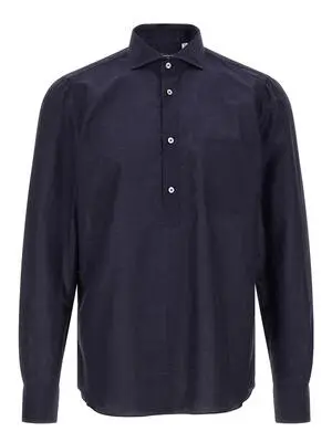 FINAMORE 1925 Porto' Blouse - Blue