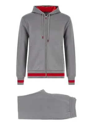 Kiton Cotton Tracksuit - Gray