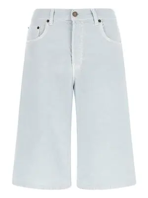HAIKURE HAIKURE Becky Twill 45" Bermuda Shorts Light Blue