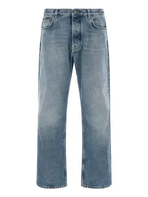 Off-White Half Arrow Denim Jeans - Light Blue