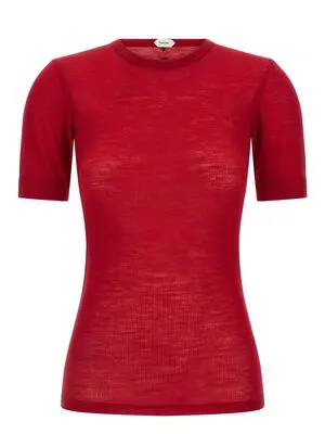 Versace 'medusa' T-shirt Red