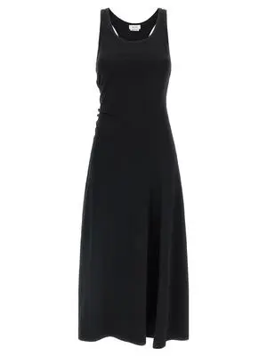 Alexander McQueen Cotton Jersey Corset Dress - Black