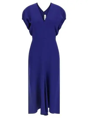 Victoria Beckham Edith Midi Dress - Blue