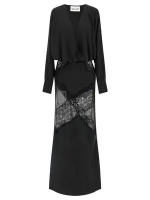 VAILLANT Bolero Long Dress - Black