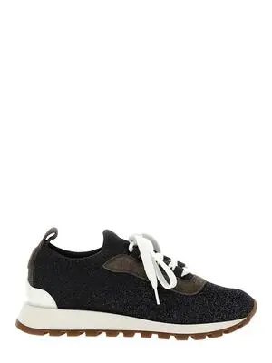 BRUNELLO CUCINELLI BRUNELLO CUCINELLI Lurex Low Top Sneakers