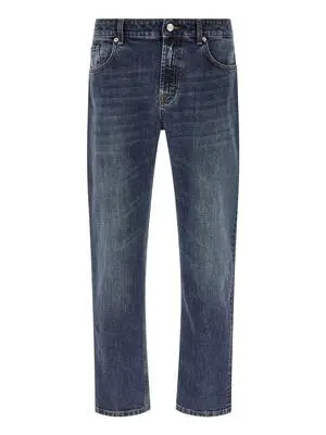 DEPARTMENT 5 Talk Stonewashed Denim Jeans - Blue