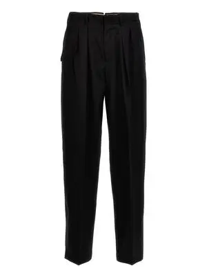 PT TORINO Dodici Wool Blend Trousers - Black